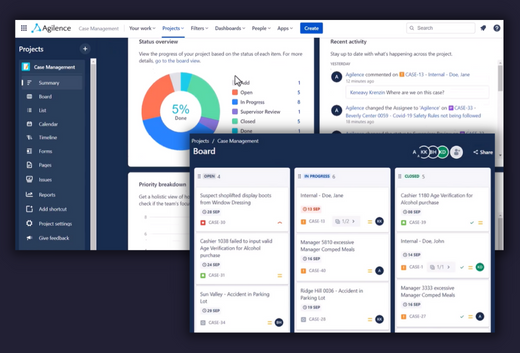 Agilence Case Management